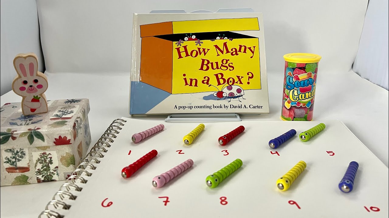 Learn to Count to 10 with BUGS! 🪲 Counting Pop Up Book Read Aloud + Toy ...