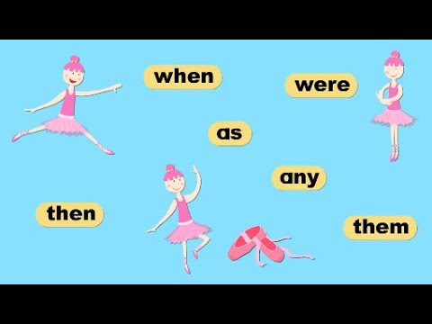 6 Sight Words| Lesson #20/32 My Dance Shoes| Lyrics|3分鐘學會常見詞| Key to ...