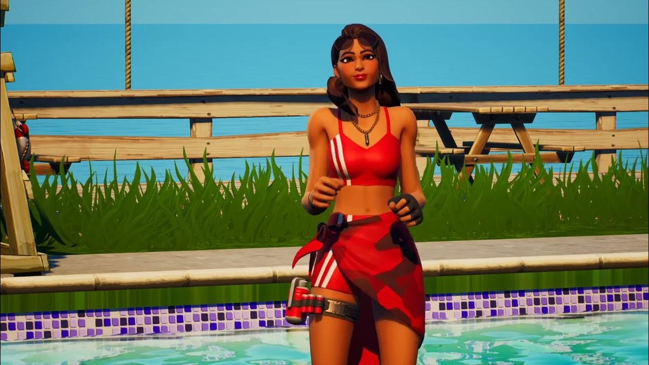Fortnite Skin Boardwalk Ruby Replay Emotes For Tiktok Youtube