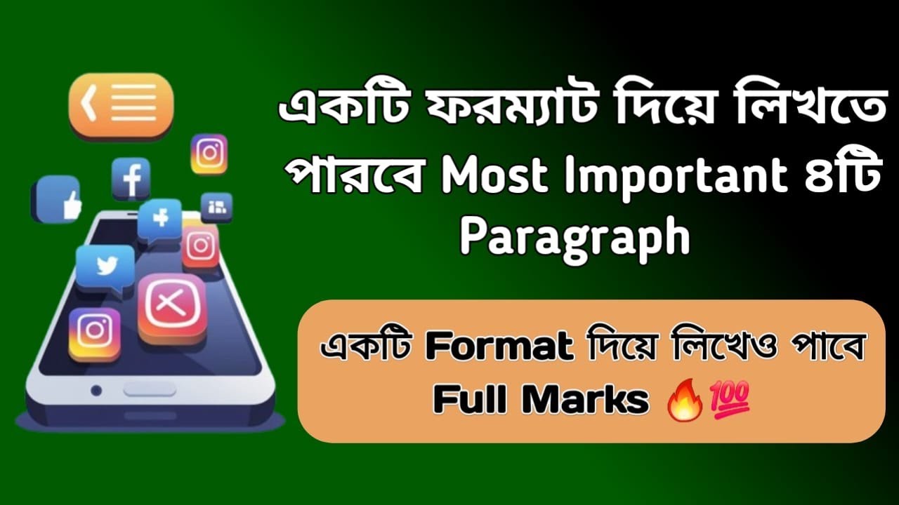 Mobile Phone/Internet/Facebook/Social Media Paragraph || - YouTube