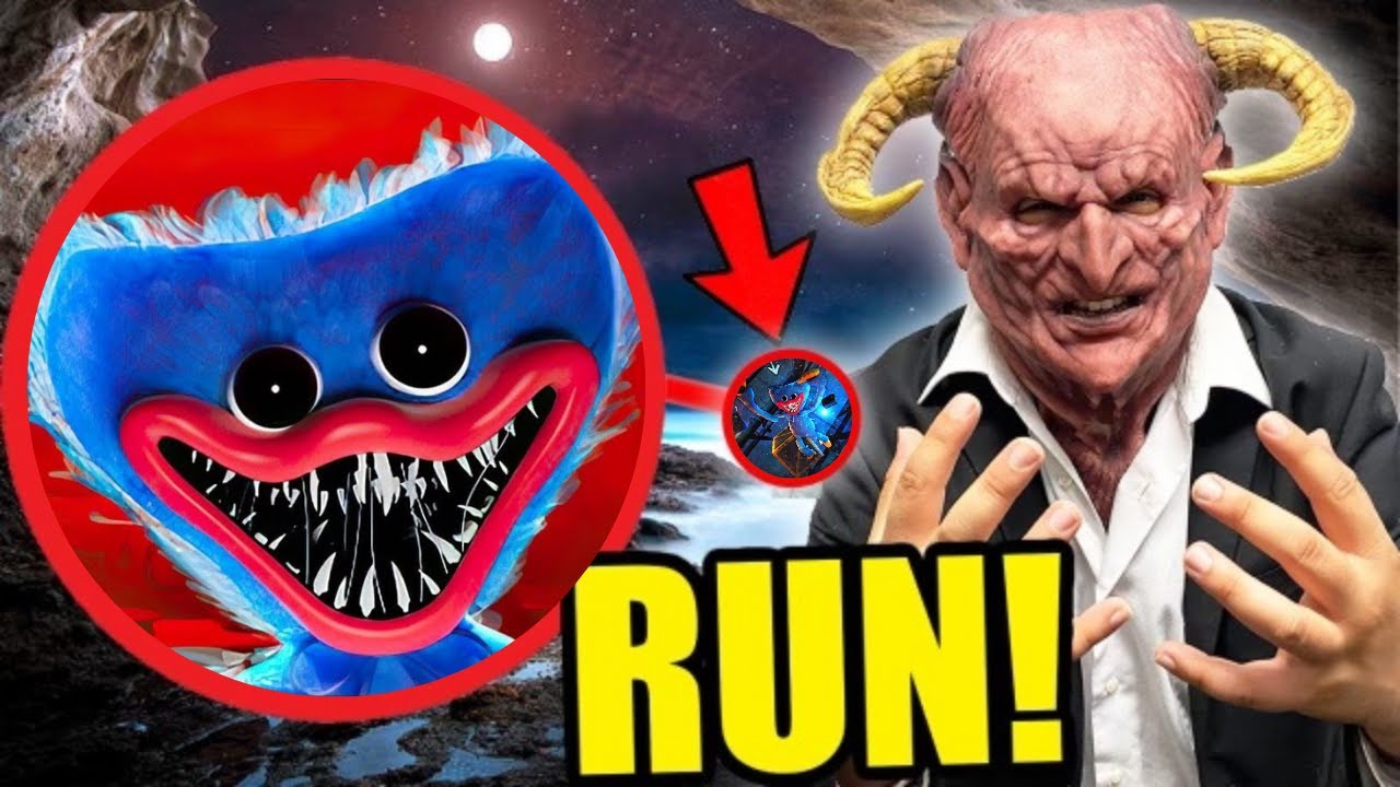 IF YOU SEE CURSED HUGGY WUGGY OUSIDE.........RUN!!! - YouTube