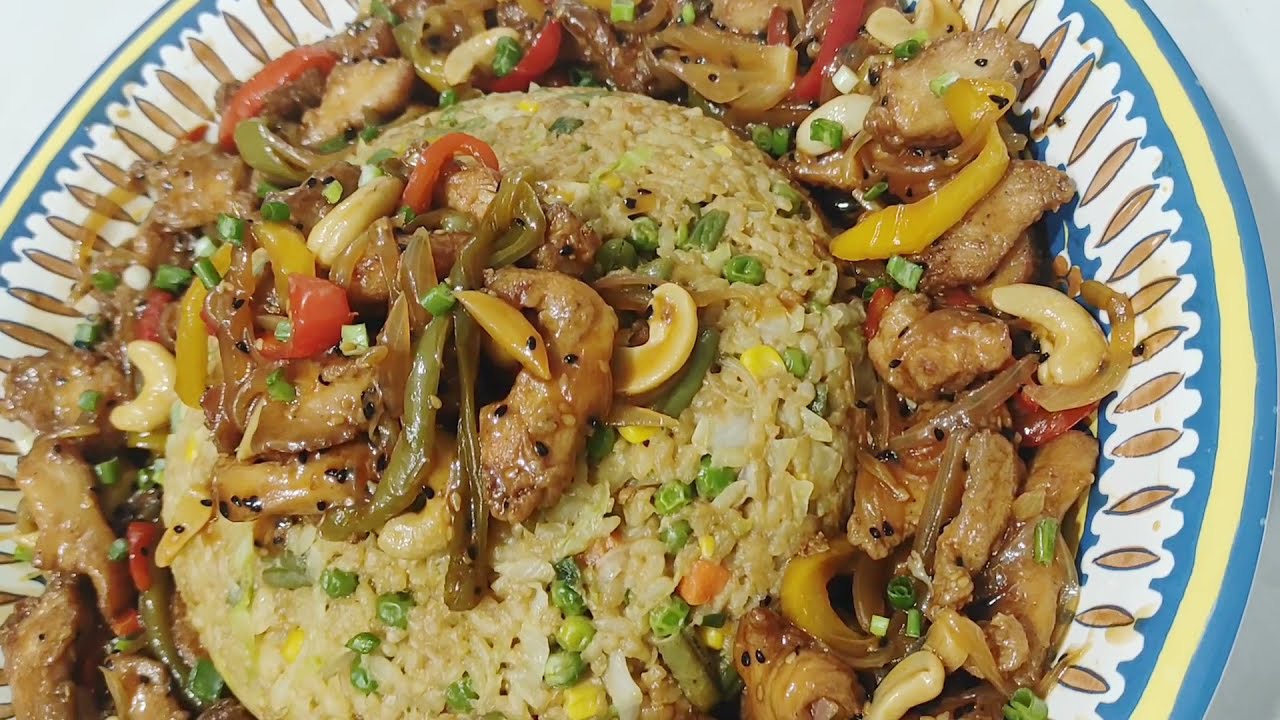 Teppanyaki Chicken with Fried Rice/Jenny's hangouts - YouTube