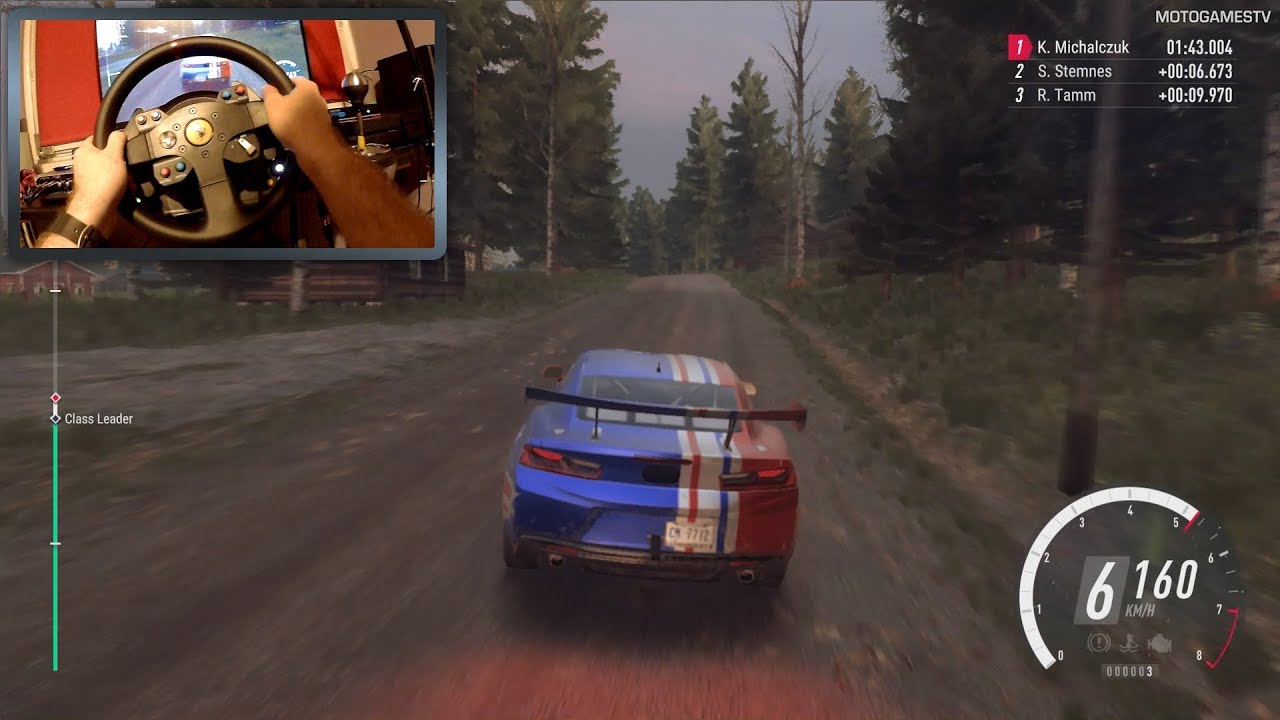 DiRT Rally 2.0 - Chevrolet Camaro GT4.R - Finland Rally with Steering ...
