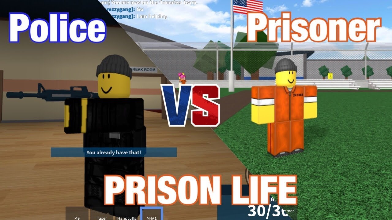PRISON LIFE: Police vs Prisoner - YouTube