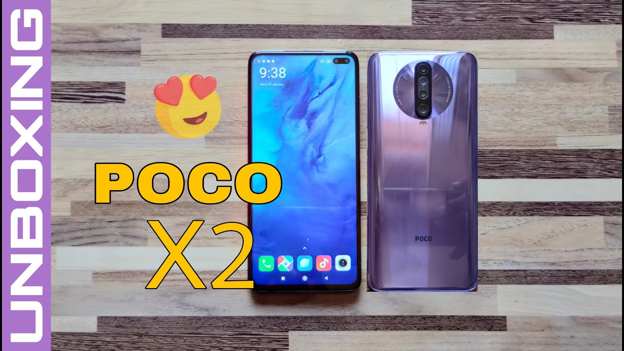 Poco x2 120Hz Refresh Rate Display Matrix Purple (6GB 128GB) Unboxing ...