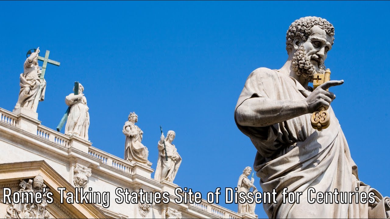 Rome’s Talking Statues Site of Dissent for Centuries - YouTube
