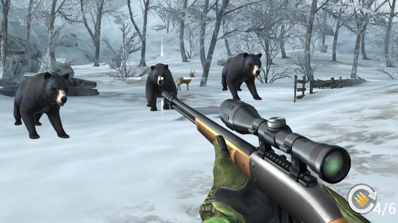 HAUER MYTH SNIPER SNOW FOREST ANIMAL HUNTING| WILD ANIMAL HUNTING GAME ...
