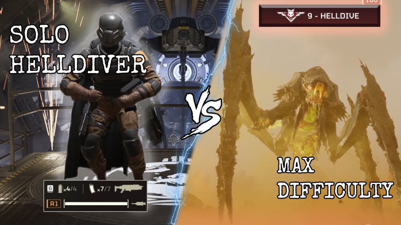 SOLO HELLDIVE - HELLDIVERS 2 MAX DIFFICULTY (9) - YouTube