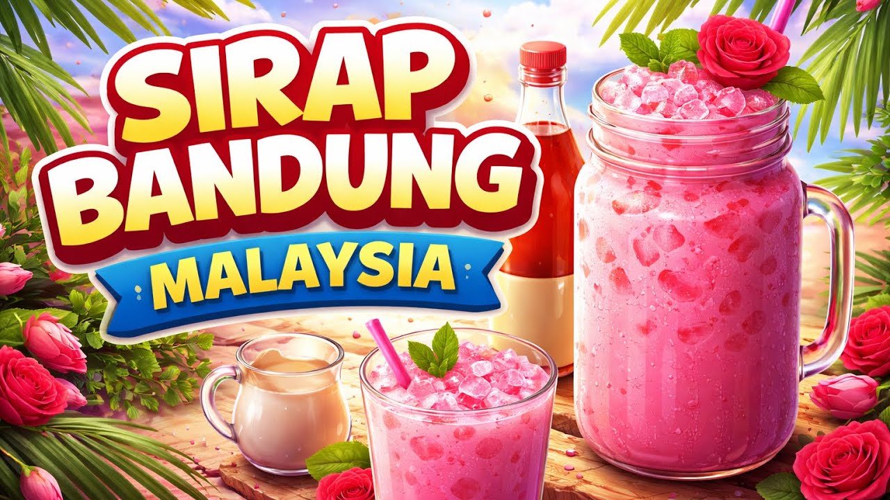 Cara buat sirap Bandung - YouTube