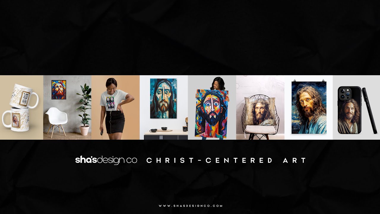 Sha's Design Co. - Christ Centered Art - YouTube