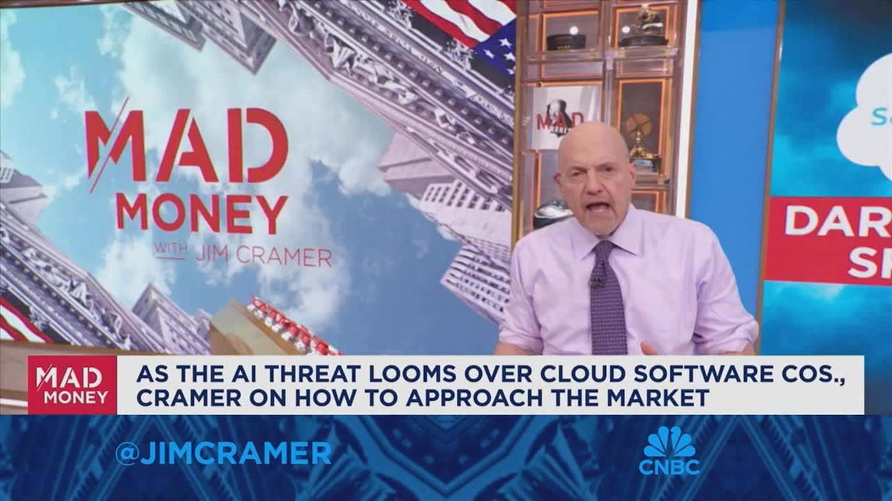 Jim Cramer talks how to navigate cloud software investing as the AI ...