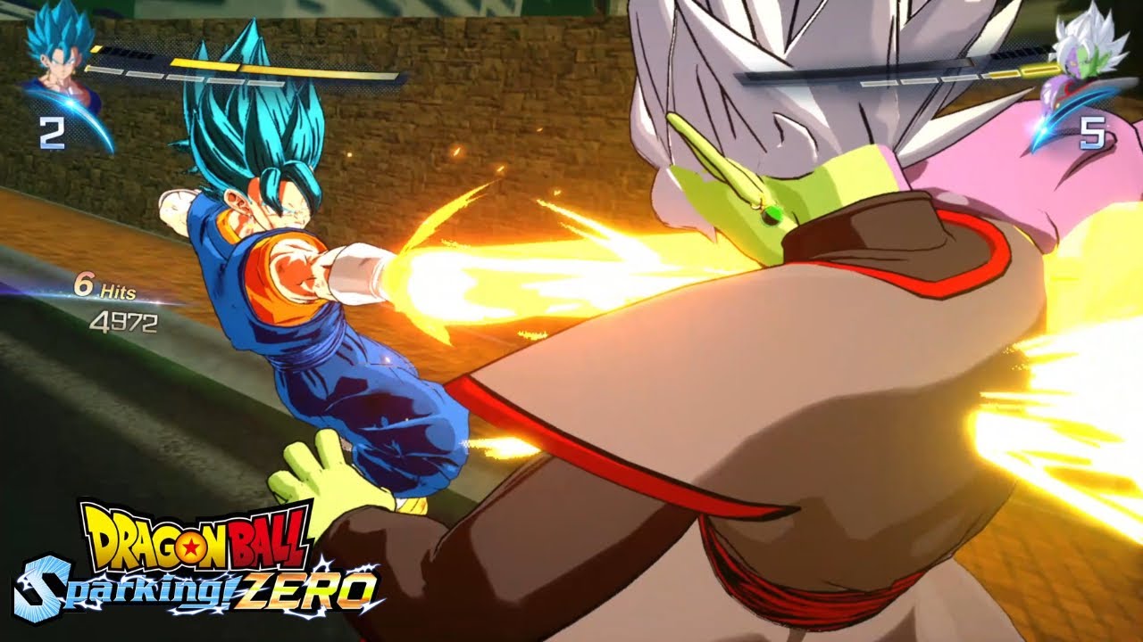 Dragon Ball: Sparking ZERO - Vegito Blue vs Corrupt Zamasu Fight (4K ) - YouTube