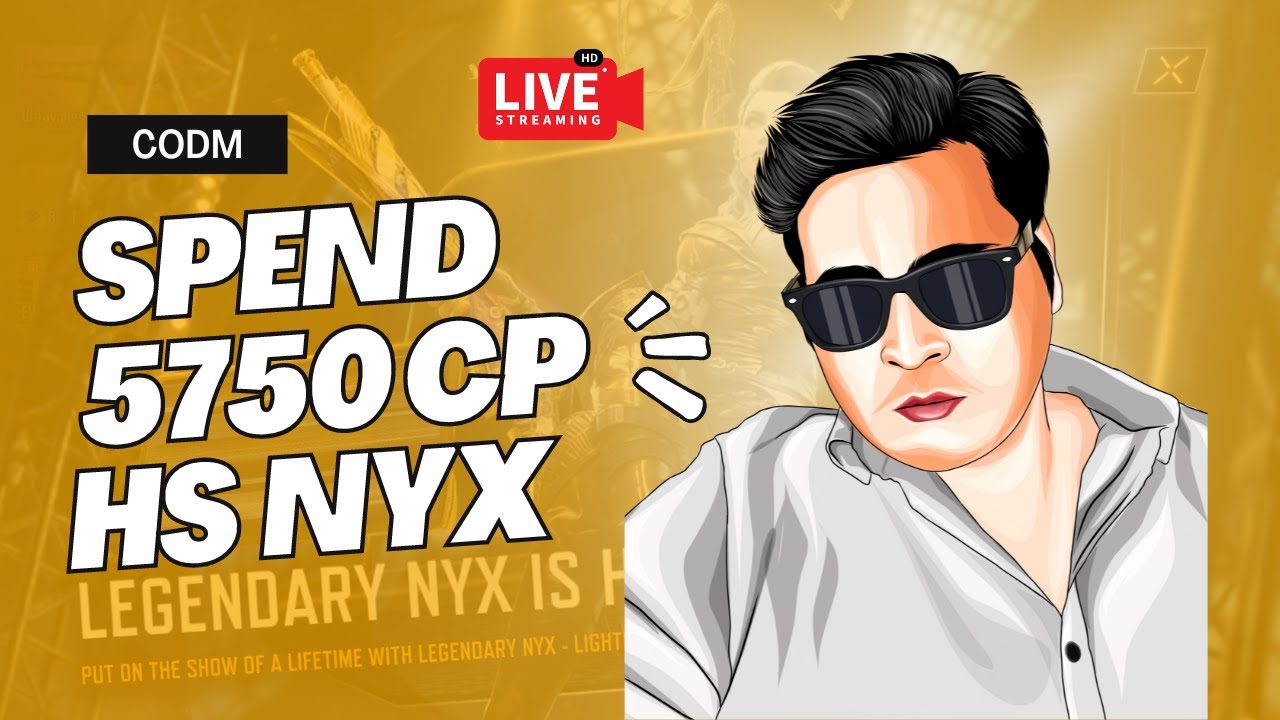 🔴 Spend 5750 CP on Legendary HS NYX | Live COD Mobile | Hindi Gameplay ...