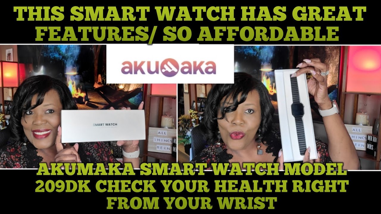 AKUMAKA SMART WATCH⌚️ COLLABORATION * MODEL 209DK *AFFORDABLE * OMG I'M ...