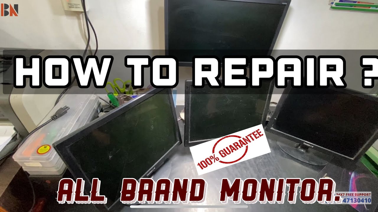 How To Repair Monitor ? All Brand Monitor 100% Repair | Full Guide ...