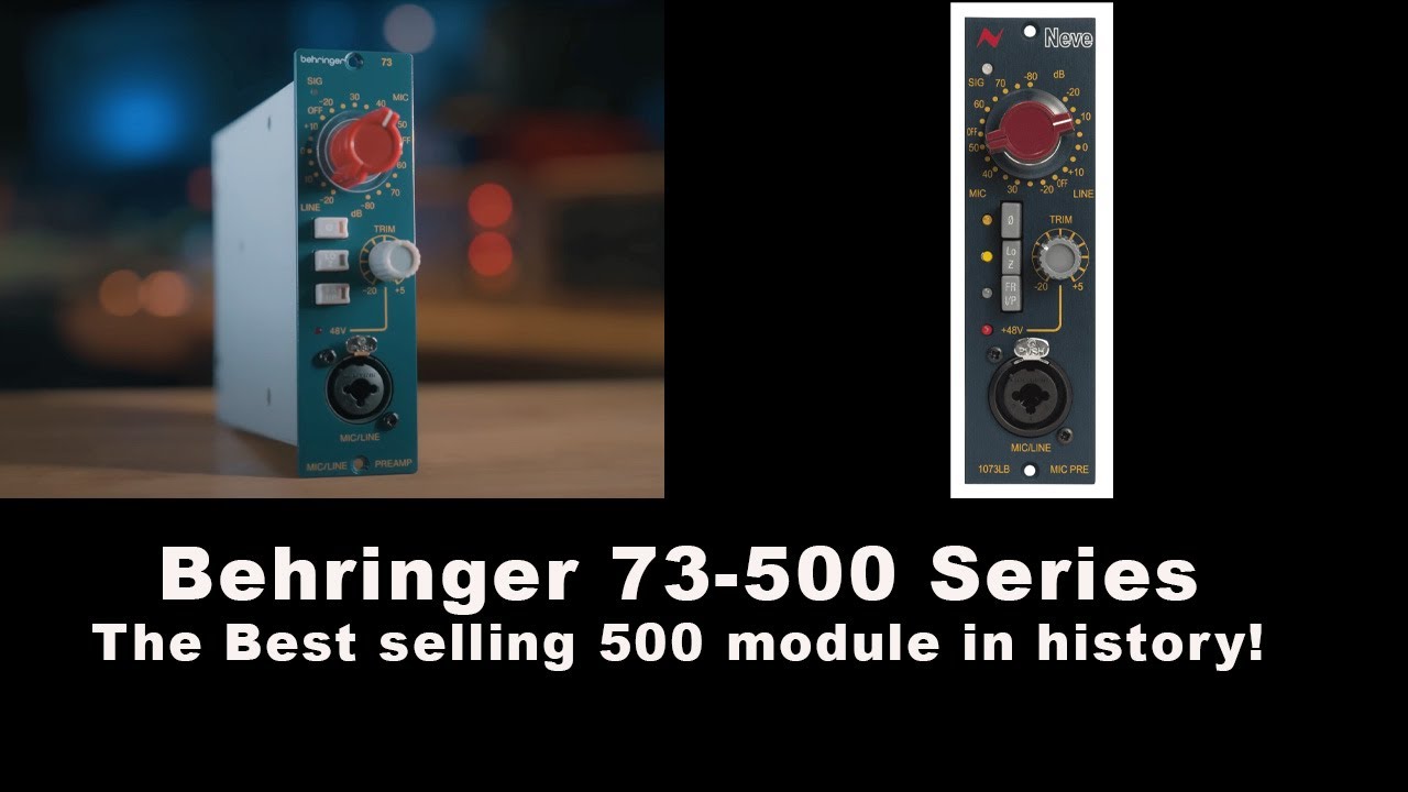 BEHRINGER 73 500 Series. The Best Selling 500 series Module in History ...
