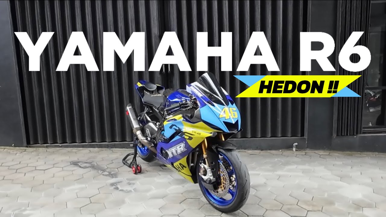 YAMAHA YZF R6 FULL HEDON, BAUD TITANIUM AJA ABIS 15 JUTA ‼️ - YouTube