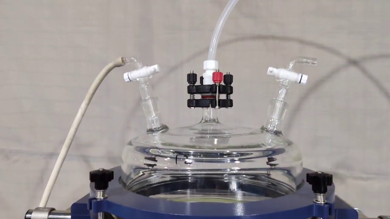 Connection of 100L Filter Glass Reactor with Vacuum Filter and Vacuum ...