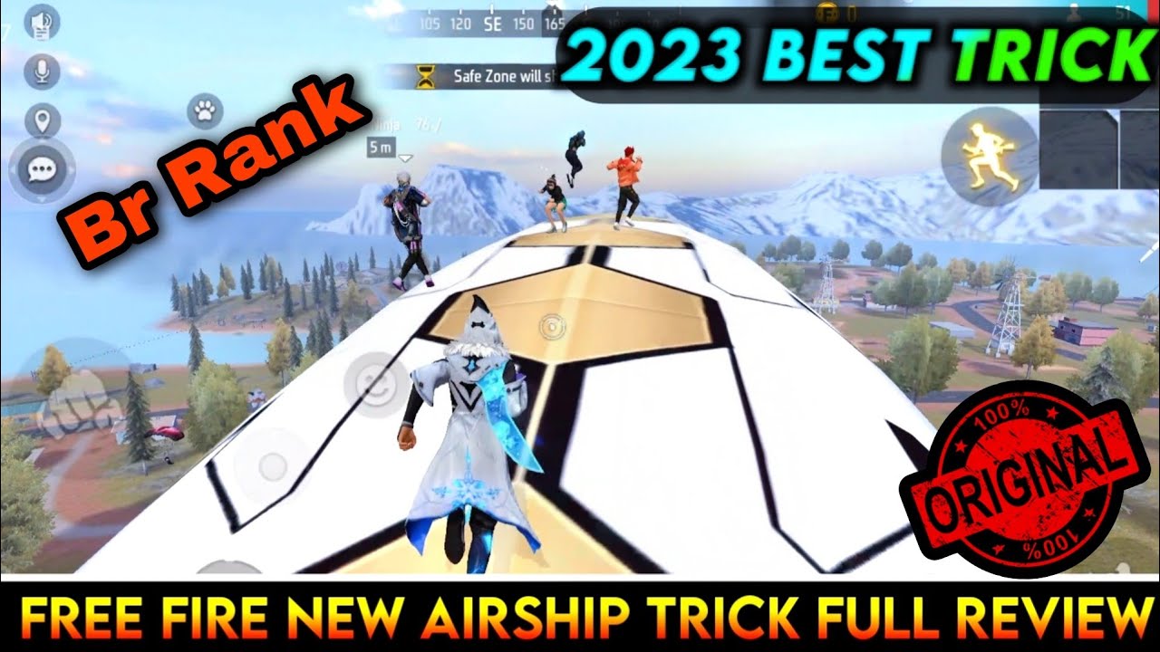 Free Fire Airship Trick | Free Fire Airship Me Kaise Jaye | Free Fire ...