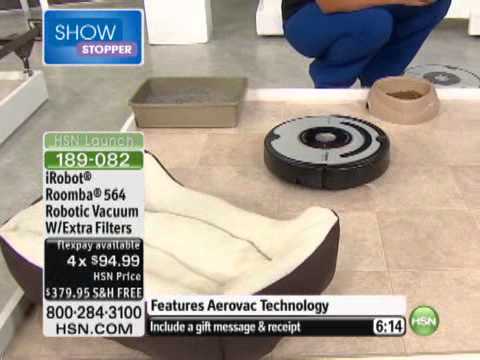iRobot Roomba 564 Aerovac Pet Robotic Vacuum with 4 Extra Filters