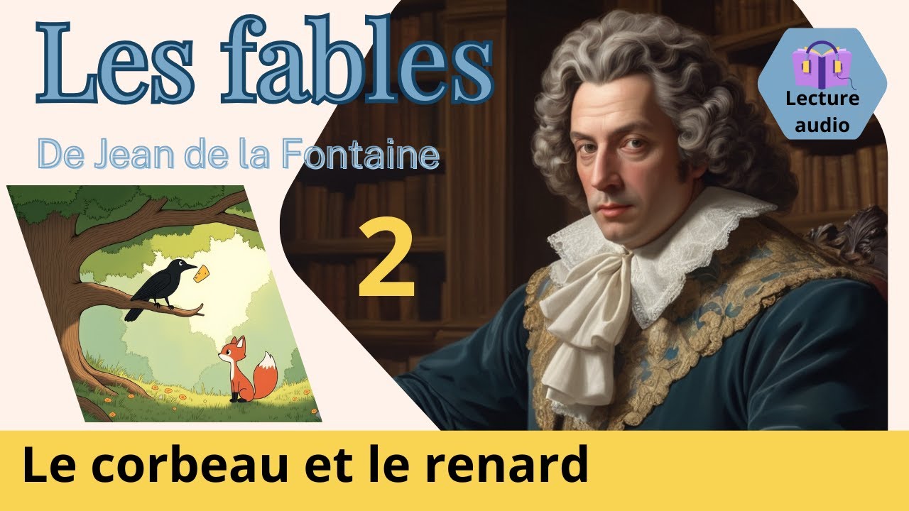 Livre audio FR 📚 Le corbeau et le renard Fables de Jean de la Fontaine ...