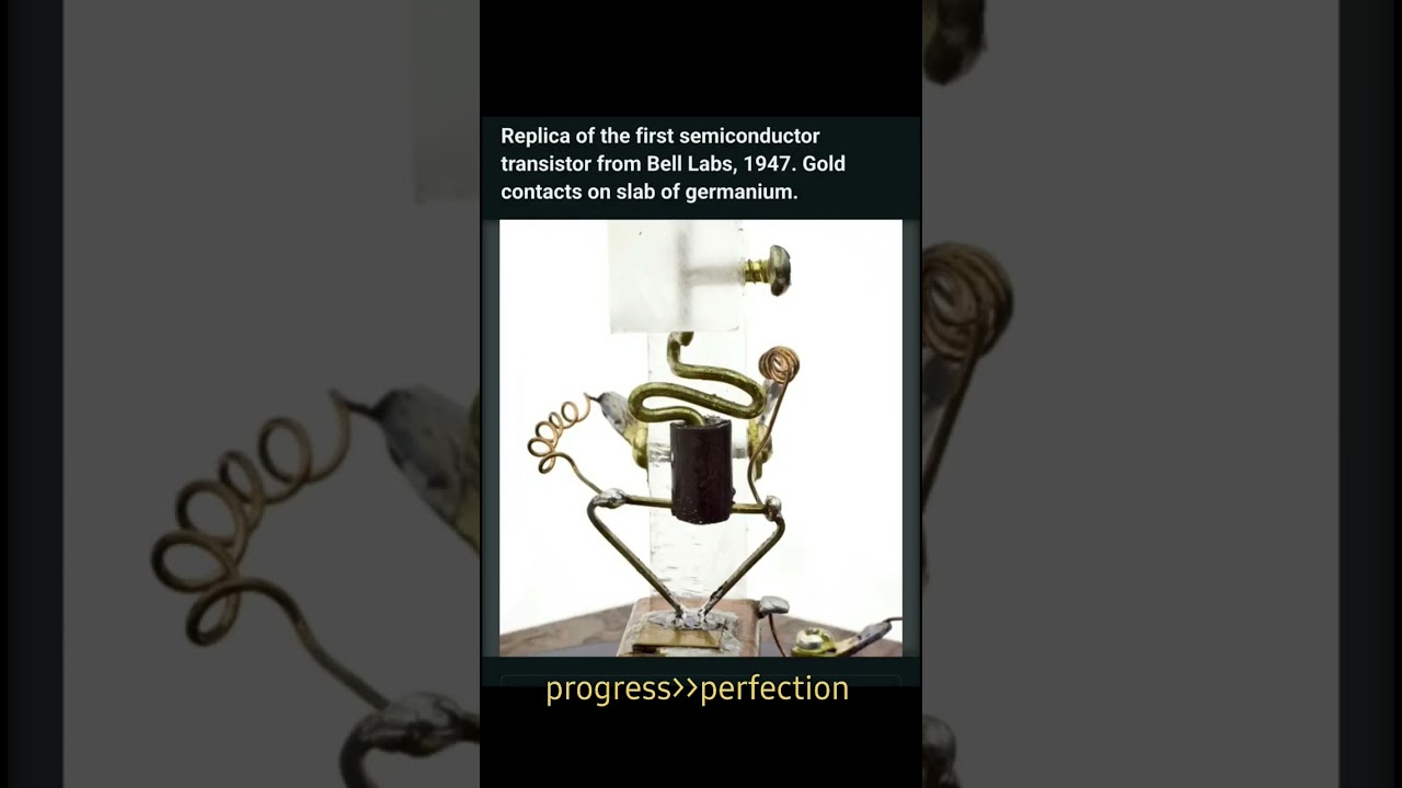 First Transistor Invented The First Transistor Semiconductor Bell Labs