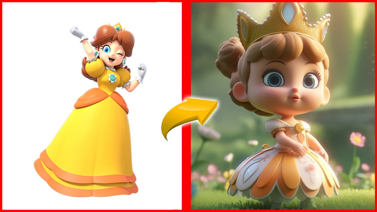 Super Mario Bros all Characters as BossBaby 2023 | Mario Characters In ...