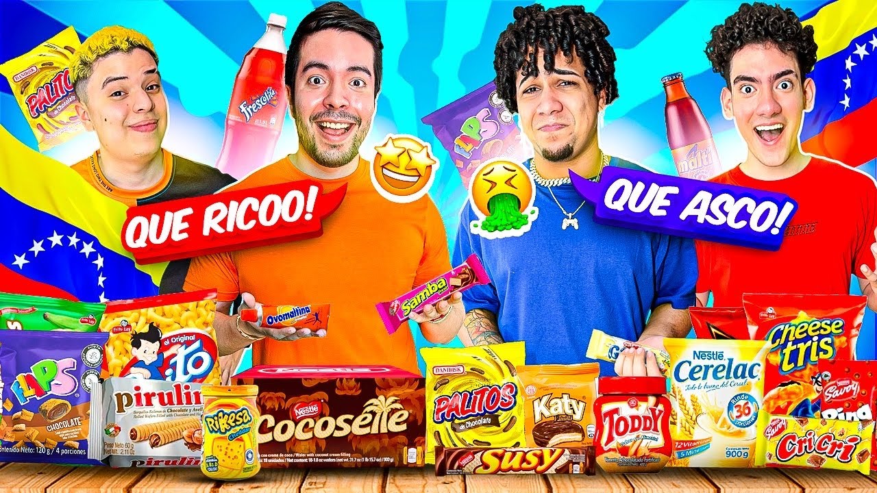 MEXICANO Y DOMINICANO PRUEBAN DULCES VENEZOLANOS POR PRIMERA VEZ Y ASI ...