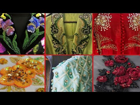 new and latest collection of beats hand embroidery for dresses.@ new ...