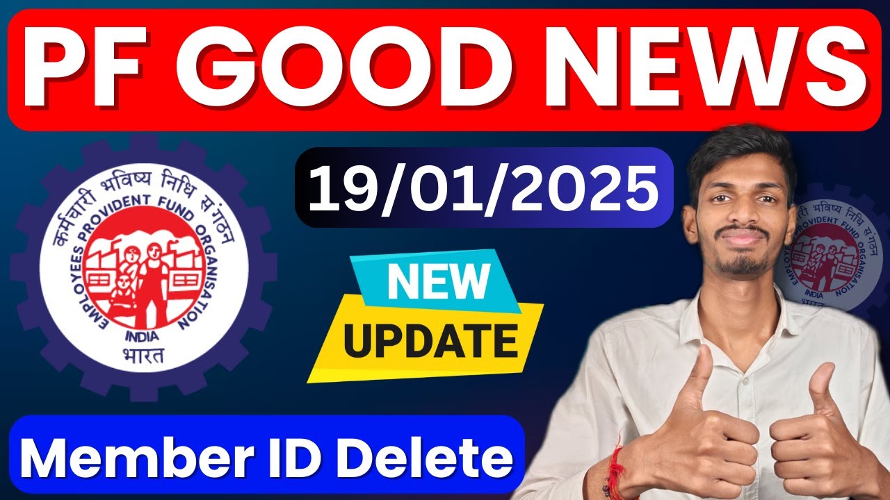 EPFO New Big Update 19/01/2025 | PF account De-Link new Option - YouTube
