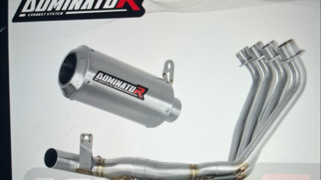 my new dominatoR exhaust for my honda cbr650r 2023 - YouTube