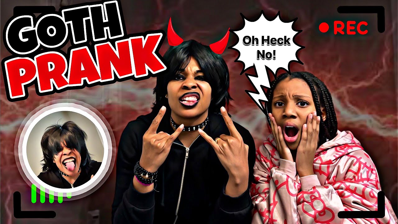 GOTH PRANK on my Daughter 😱😈?! The Ultimate Revenge Prank 😂🖤 - YouTube
