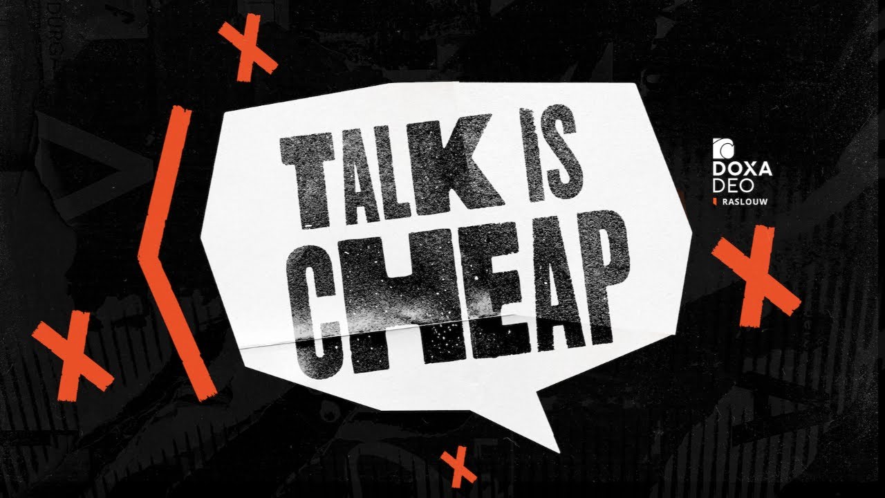 TALK IS CHEAP | 16 OCT | ENG - YouTube