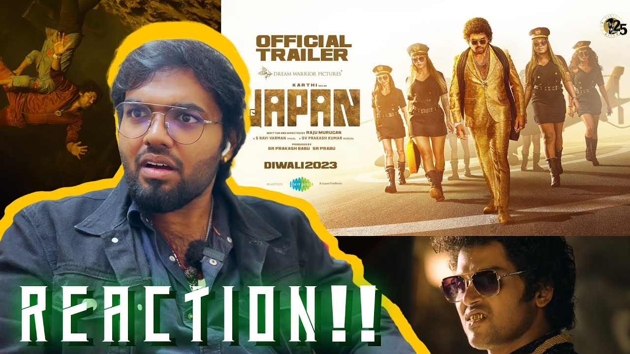 Japan Official Trailer | REACTION!! | Karthi, Anu Emmanuel | GV Prakash ...