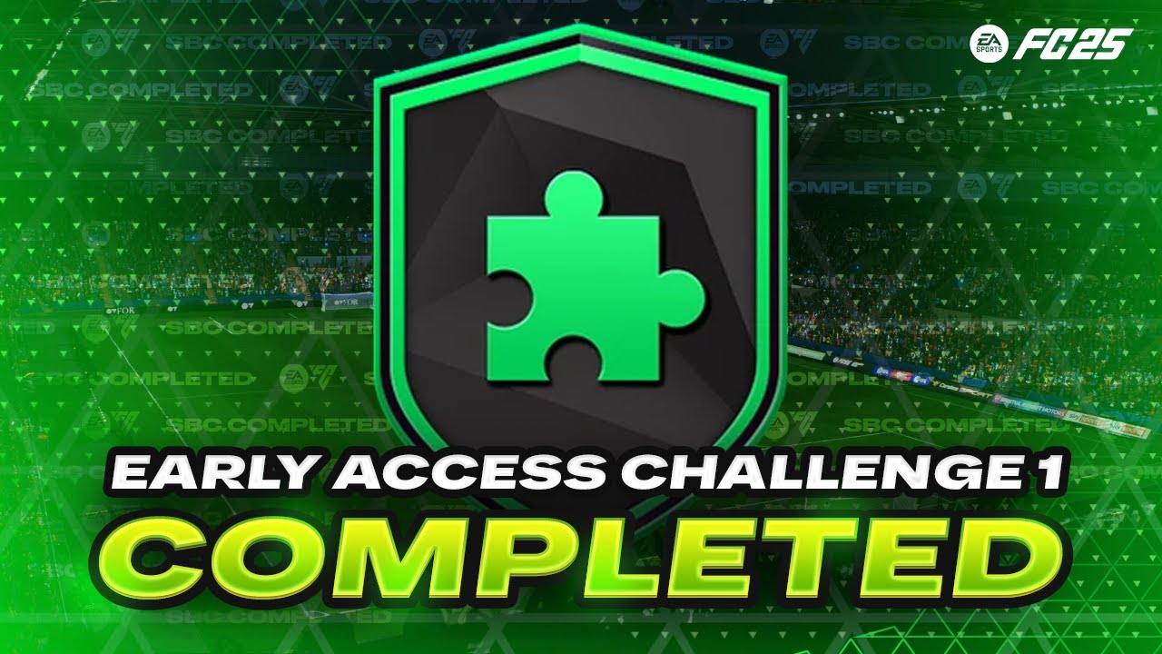Early Access Challenge 1 SBC | Tips & Cheap Method | EAFC 25 - YouTube