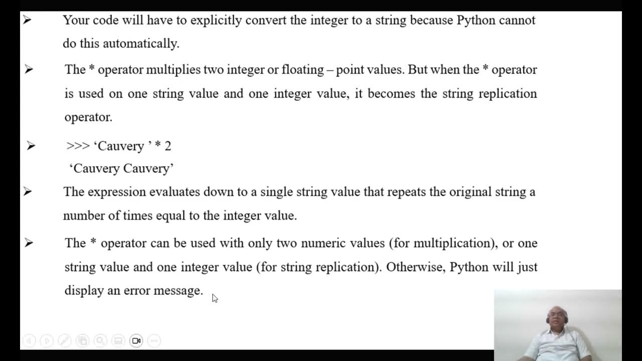 5 Float, Integer and String Concatenation, Replication - YouTube