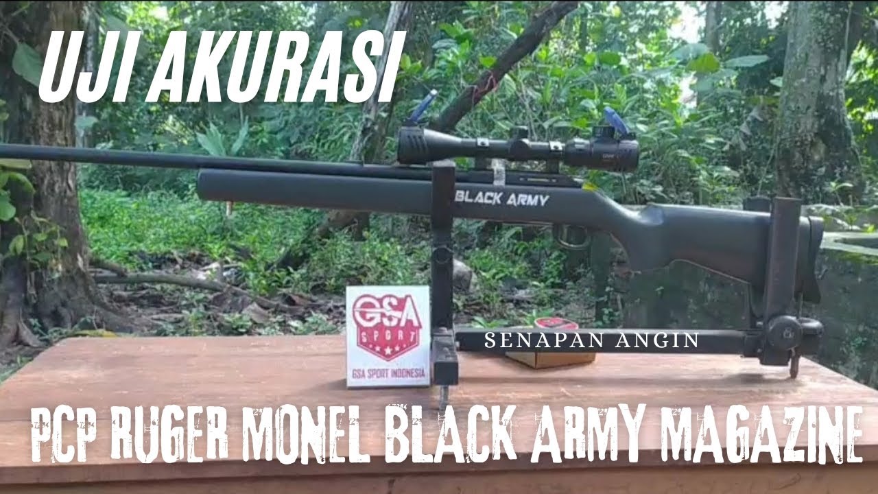 Senapan Angin PCP Ruger Monel Black Army Magazine - Bambang Sentosa ...
