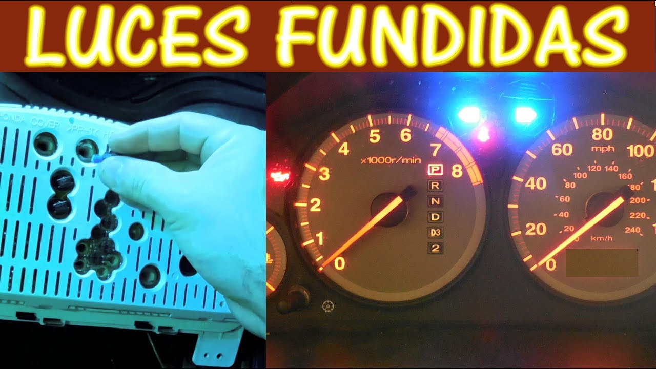 Cambio de Focos de Tablero Fundidos por LEDS - YouTube