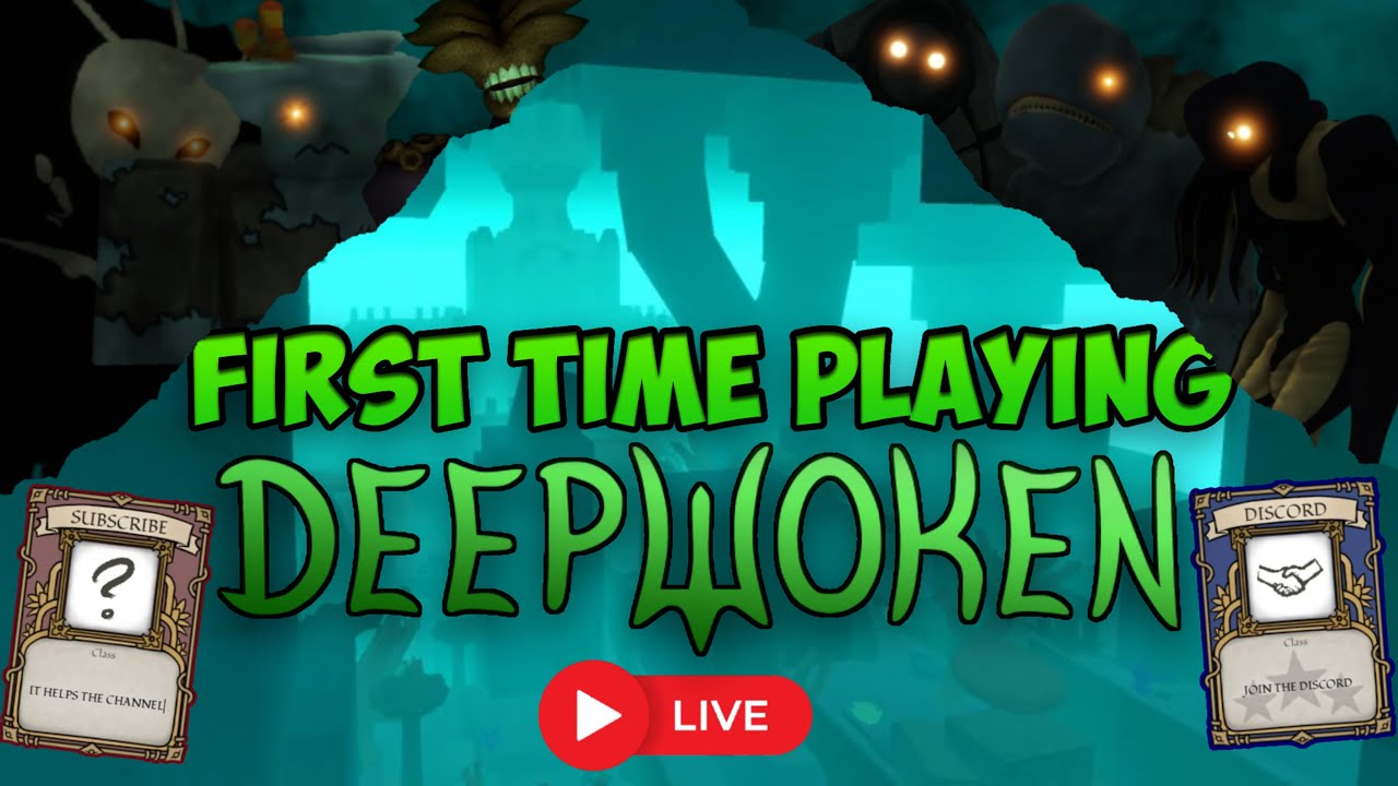 🔴LIVE🔴 PLAYING DEEPWOKEN FOR THE FIRST TIME! 🎉Giveaway!🎉 - YouTube