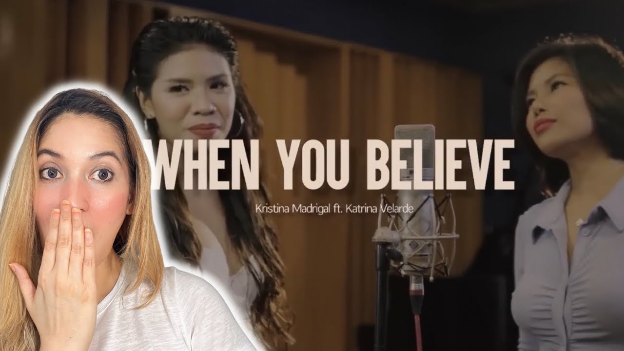 Reaction to Katrina Velarde and Kristina Madrigal's Cover of "When You ...