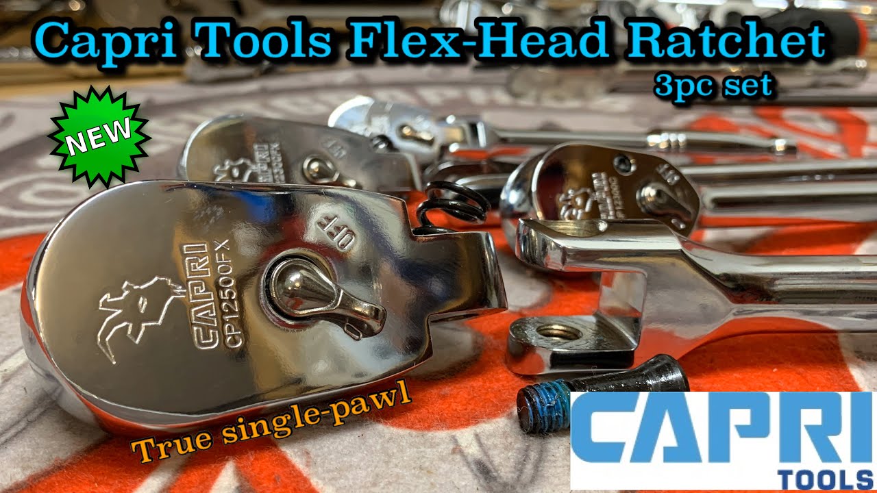 New Capri Tools Flex Head Ratchet 3pc Set Unboxing Teardown - YouTube