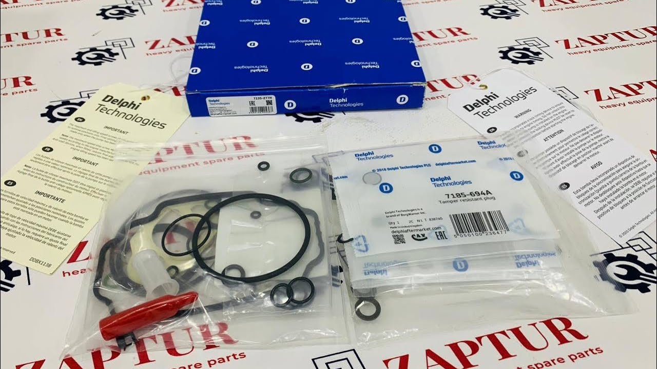DELPHI 7135-277H REPAIR KIT [ZAPTUR] - YouTube