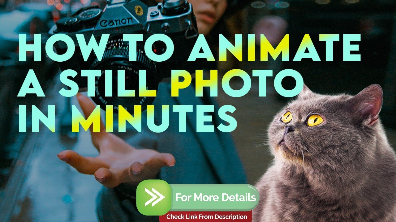 How To Animate a Still Photo in Minutes - YouTube