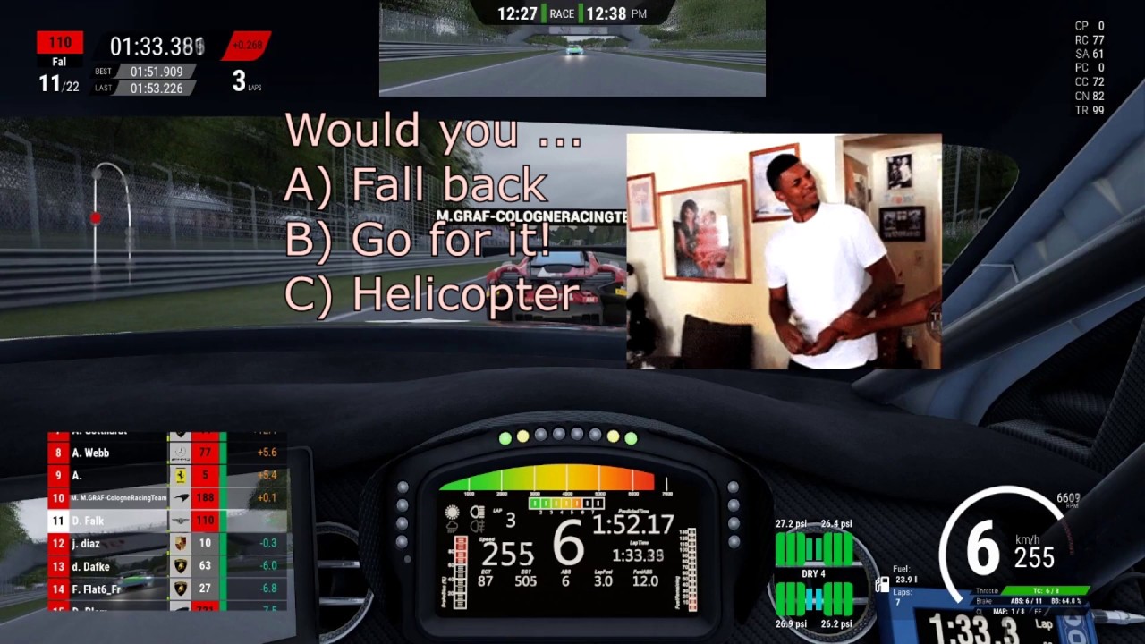 First time multiplayer sim racing. I had a blast! This is one of my ...