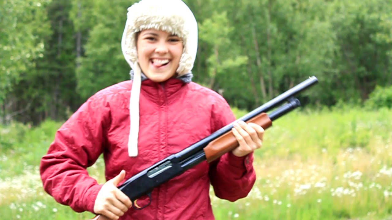 Shotgun Target practice in Alaska - YouTube