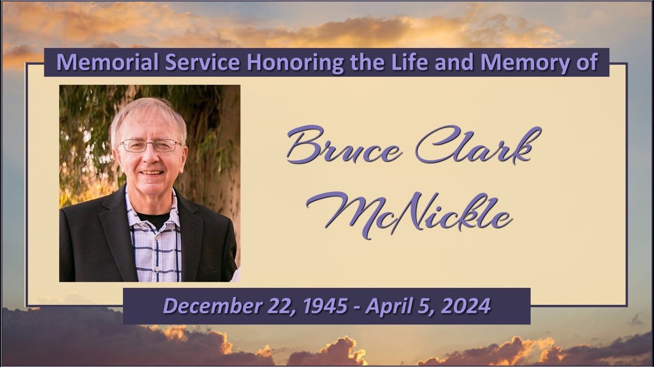 Trinity Lutheran Church Worship | Memorial Service | Bruce Clark ...
