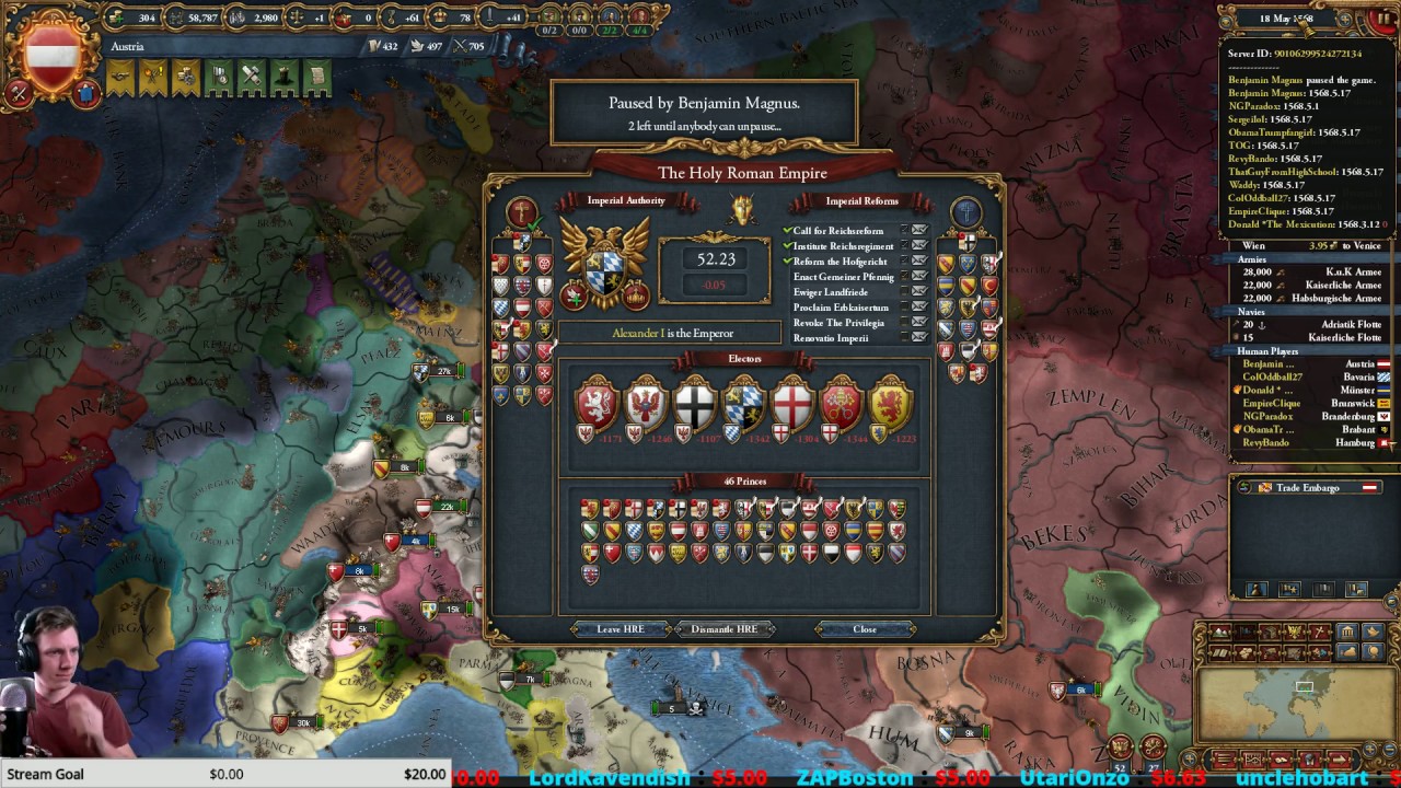 EU4 | Rights of Man Denmark Patch | All player HRE | Part 6 - YouTube