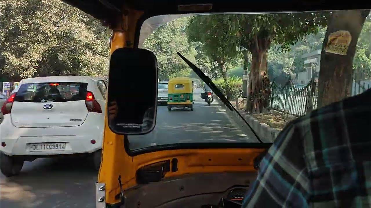 Delhi Rickshaw Ride | Sector 7c - YouTube