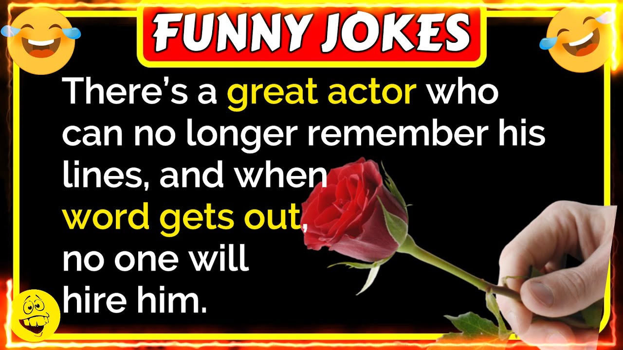 🤣 FUNNY JOKES! There’s a great actor who can no longer remember his ...