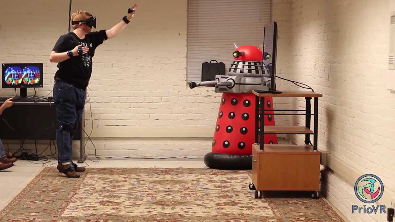 PrioVR being used with the Oculus Rift - YouTube